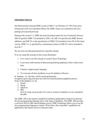 Jdbc Document PDF