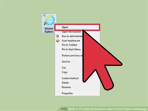 How To Fix Internet Explorer When It Cant Open A Webpage 4 Steps