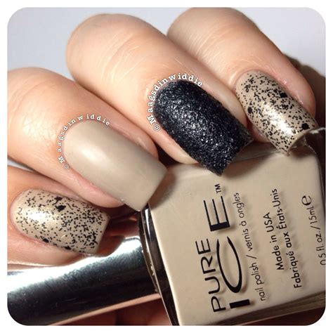 Nude Matte Glitter Nail Polish Nude Nail Art Glitter Matte Nails