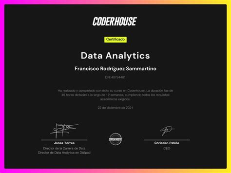 Estoy Feliz De Anunciar Que Aprobé El Curso De Data Analytics De
