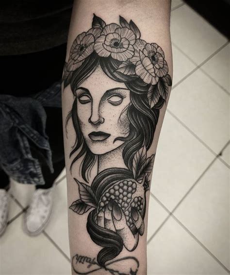 Persephone Tattoo Done By Shane Olds Shanetattoos At Rise Above