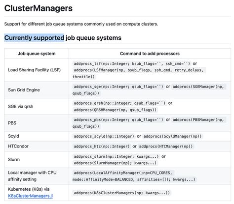 Is Clustermanagersjl Maintained Or How To Do Multi Node Calculations In Julia General