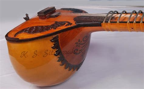 Buy Peacock Sitar From K S Sitarmaker Miraj Maharashtra India