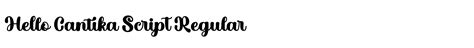 hello cantika script font webfont and desktop myfonts