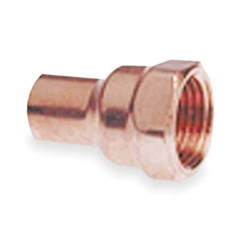 Nibco 1 2 NOM FTG X 1 2 FNPT Copper Adapter C6032 1 2 Zoro