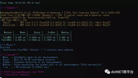 使用 Benchmarkdotnet 测试代码性能 Net Core 微服务 Net Core 开源微服务 套件 工具包