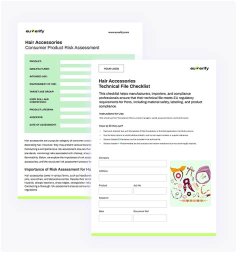 Hair Accessories Compliance Pack Risk Assessment And Technical