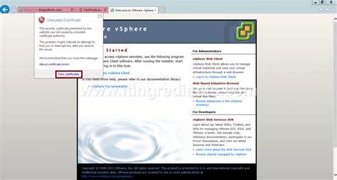 how to fix vmware vcenter server certificate issue in xendesktop 7 8