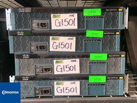 Cisco 2900 3900 Series Routers Qty 10 NO CORDS Michener Allen Auctioneering Ltd
