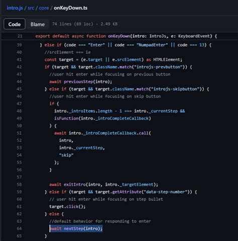 is there any way to delay nextstep when user press enter or right arrrow button · issue