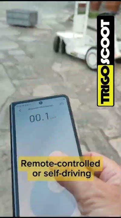 Robotic Hoverboard Attachment Platform Remote Control Follow Me Segway Ninebot Micro Cargo