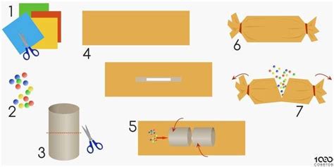 Хлопушка из бумаги с конфетти своими руками Хлопушки с конфетти Праздничные хлопушки Бумага
