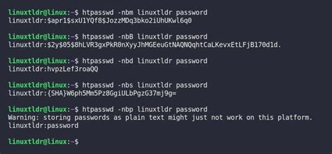 mastering htpasswd command in linux
