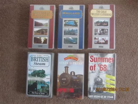 Steam Train Locomotives Vhs Video Picclick Uk