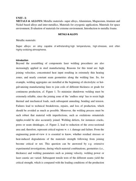 Unit 1 Class Notes Advanced Materials Pdf Unit 1 Class Notes Advanced Materials Pdf