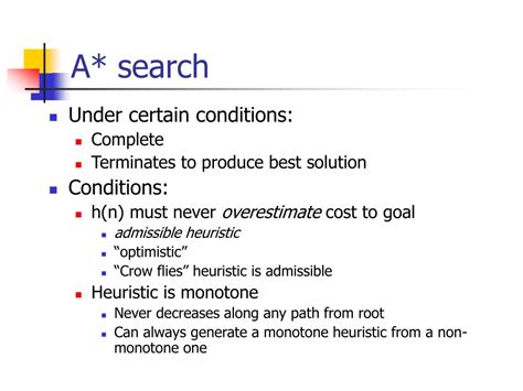 Ppt Informed Search Methods Powerpoint Presentation Free Download