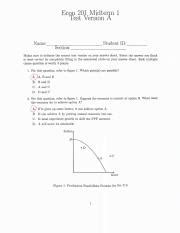 ECON 201 Midterm 1 EC 201 M Dt 1 9fest VersionelAI1 Name Babe ID Section Makes Sure To