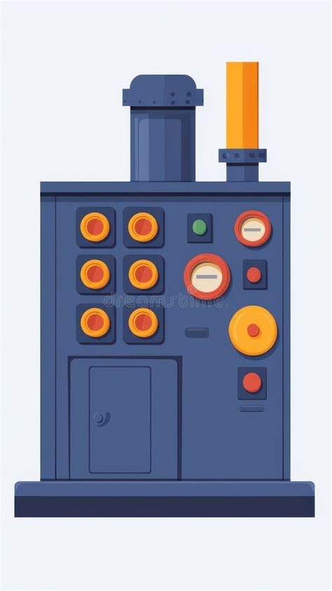 Control Panel With Buttons For Industrial Process Stock Image Image Of Functionality Buttons