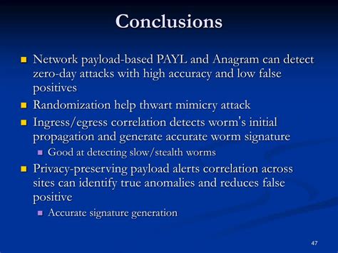 Ppt Network Payload Based Anomaly Detection And Content Based Alert