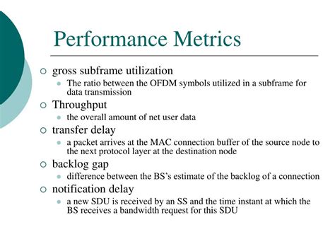 Ppt Performance Evaluation Of The Ieee 80216 Mac For Qos Powerpoint