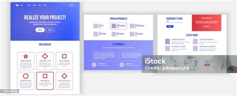 웹사이트 디자인 서식 파일 벡터입니다 비즈니스 인터페이스입니다 웹 페이지를 방문 프로 팀입니다 모니터링 및 최적화 상업 통신 합니다 응답 빈입니다 일러스트 레이 션 개념에