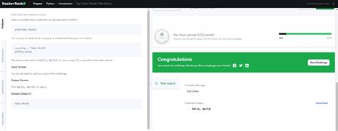 Hackerrank Tutorial 1 Ready Set Go Gnome Ledge