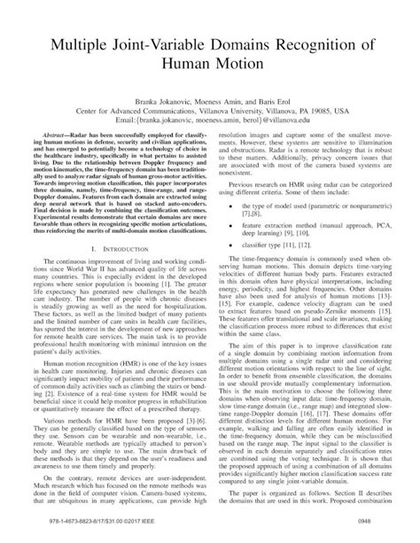 Pdf Multiple Joint Variable Domains Recognition Of Human Wp Content Uploads