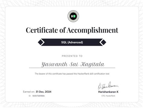 Yaswanth Sai Kagitala On Linkedin Sql