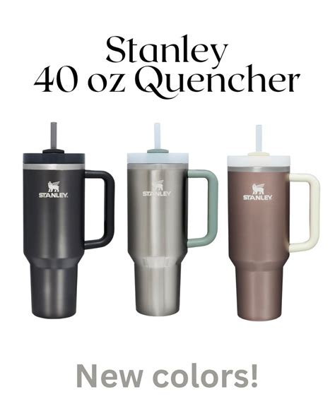 Stylish New Colors For The Stanley 40 Oz Quencher Tumblers