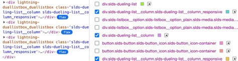 Slds Lightning Dual Listbox Selected Column Occassionally Goes Missing In A Modal Salesforce