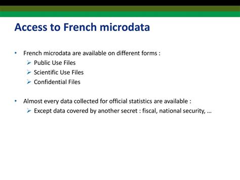 access to micro data in europe ppt download