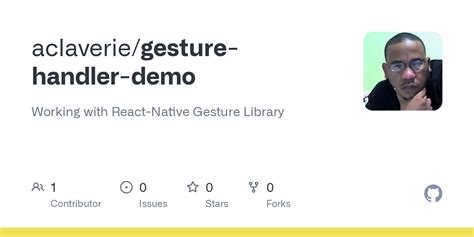 Github Aclaveriegesture Handler Demo Working With React Native