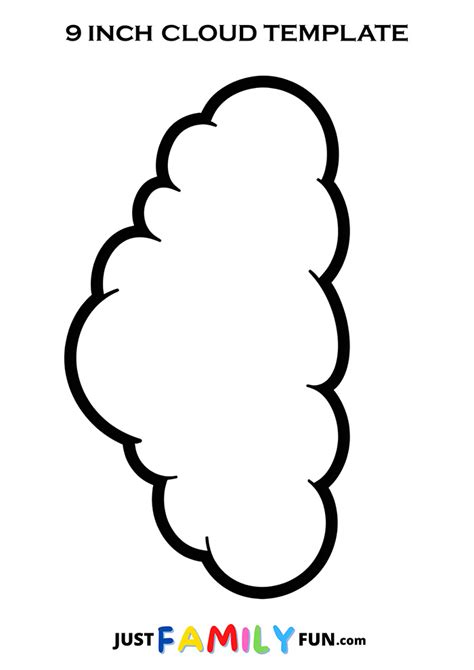 12 Free Printable Cloud Templates Download Now