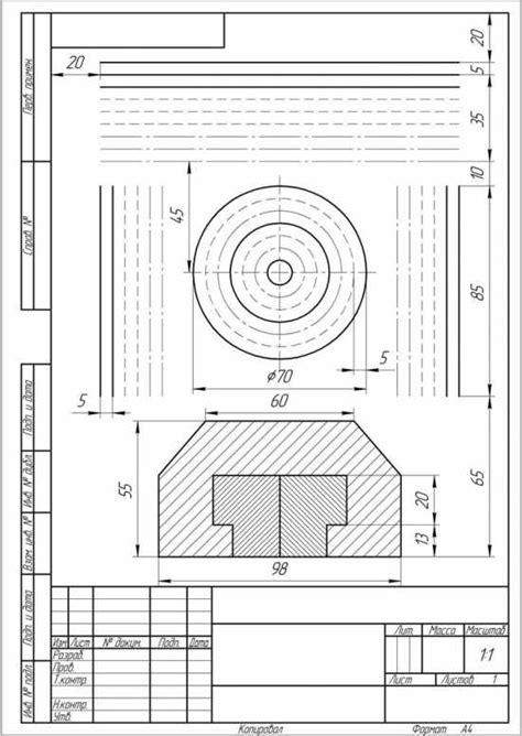 Инженерная графика Линии Вариант 2 Youdraft Ru скачать бесплатные чертежи и 3d модели
