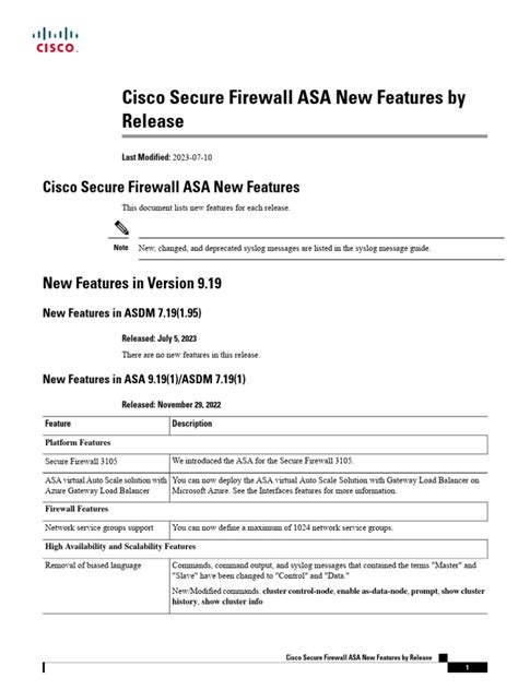 cisco secure firewall asa new features by release pdf i pv6