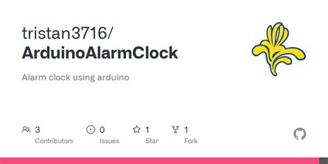 Github Tristan Arduinoalarmclock Alarm Clock Using Arduino