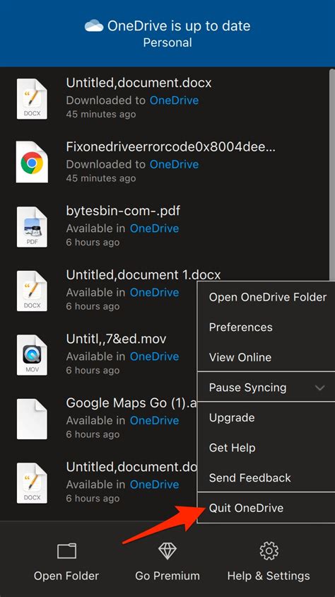 How To Reset OneDrive On Mac