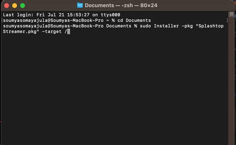 How To Update Streamer On Mac Via The Terminal Instructions And Video Splashtop Business