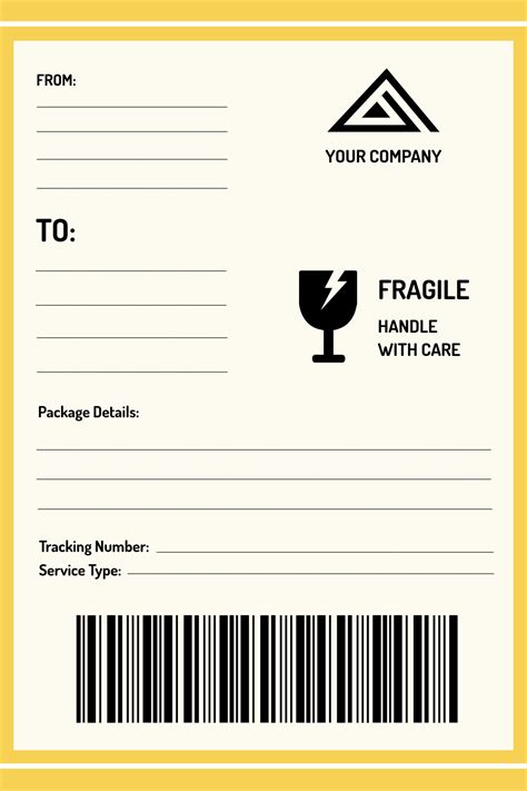 Return Mailing Labels Template