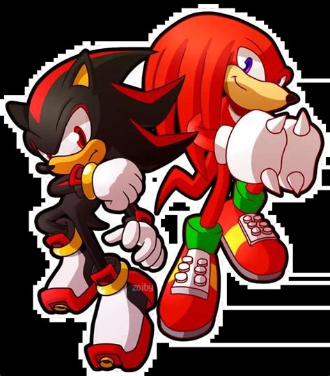 Yo Who Wins Game Version Of Knuckles Vs Shadow Rmyheroacadamia