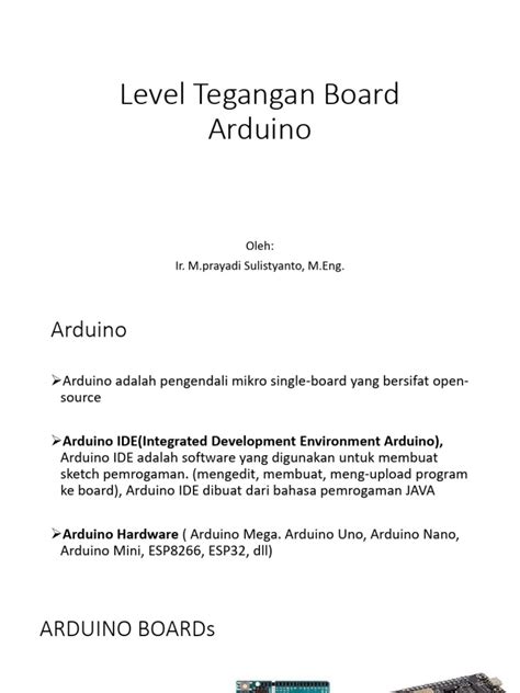 Level Tegangan Board Arduino 1 Pdf