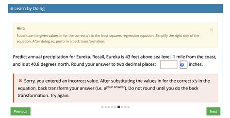 Hint Substitute The Given Values In For The Correct Chegg Com