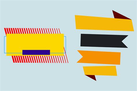 Ribbon Label Vector Design Text Box Graphic By Emuchy Creative Fabrica