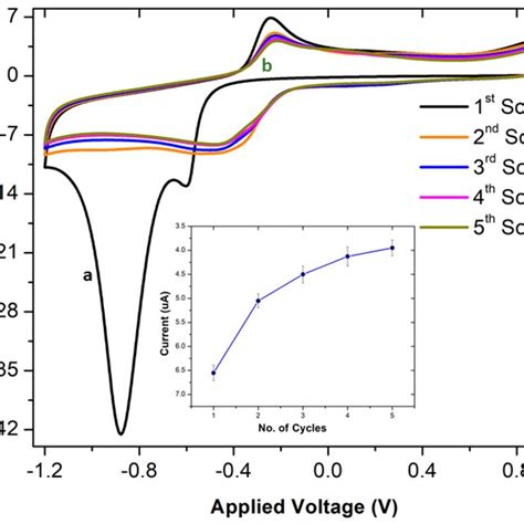 Cyclic Voltammograms 50 Mvs Of The Reduction Of Surface Grafted Download Scientific Diagram