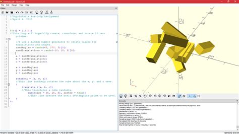 OpenSCAD For Loop Project Introduction To D Printing And Design