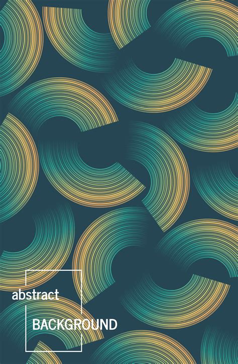 Trendy Geometric Background With Abstract Circles Shapes Futuristic Dynamic Pattern Design