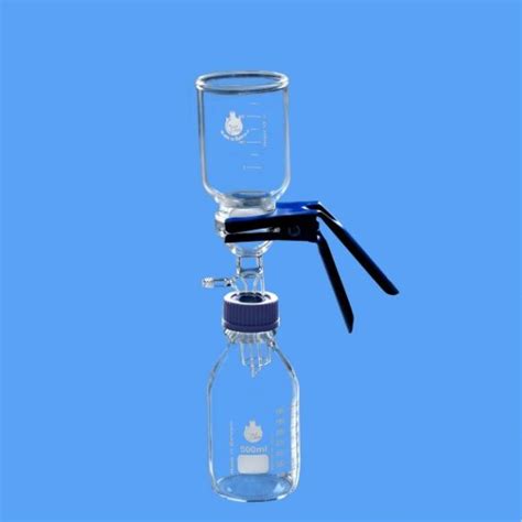 Fa60030 All Glass Filter Holder 47 Mm Filtration Assembly With Screw Cap Bottle Reservoir