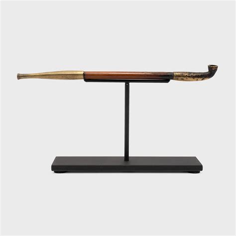 What Is A Kiseru Pipe Kiseru Tobacco Pipe With Metal Tipped Stem