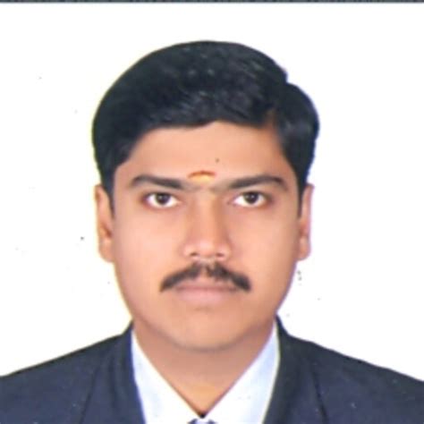 Chettiar Vigneswaran Mtech Phd Psg College Of Technology Coimbatore Psg Department Of