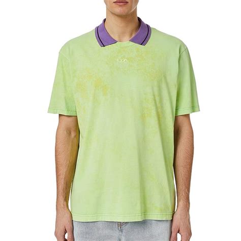 Diesel ディーゼル 襟付き半袖tシャツ カットソー メンズ タイダイトリートメント オーバルd刺繍 T Justol 買っciao トゥット トゥット 通販 Yahoo ショッピング